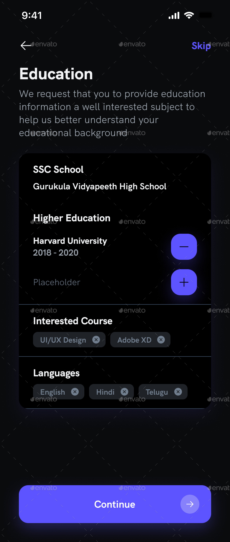 EduSmart E-learning UI Kit, Web Elements | GraphicRiver